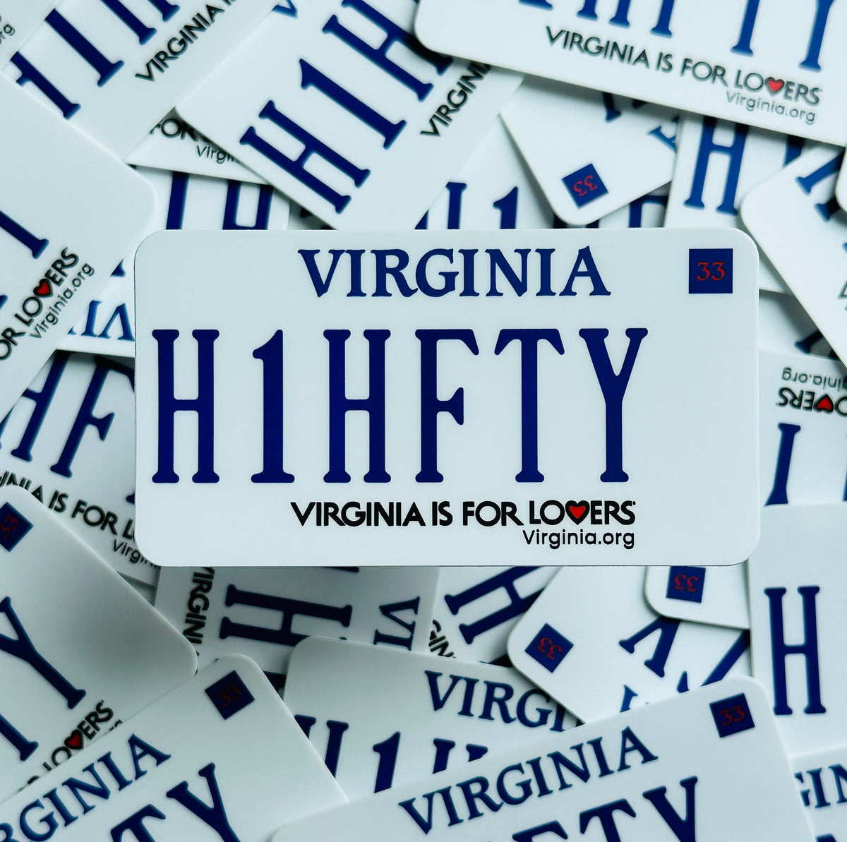 VA Plate Decal – HIHFTY