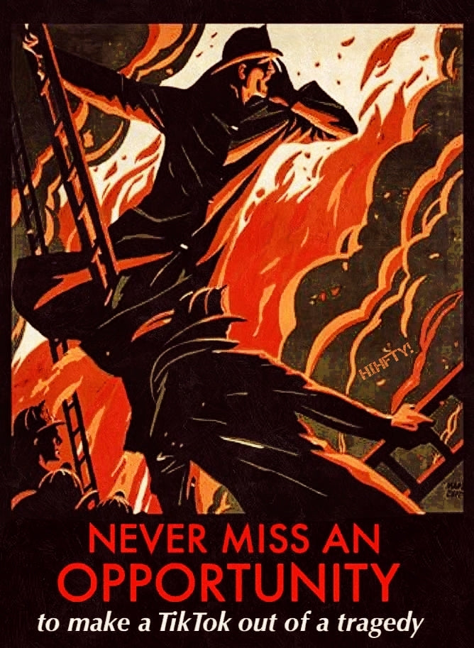 TikTok Tragedy Decal 🚒 – HIHFTY